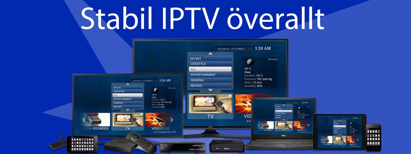 den bästa iptv-leverantören in sverige|iptv box|viking iptv